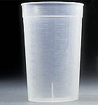 N: TUMBLER GRADUATED 8OZ CLEAR MEASURING INTAKE CUP - 157832