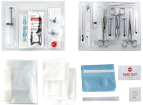 N: TRAY CATHETERIZATION UMBILICAL PENBLADE NO SALINE - 354230