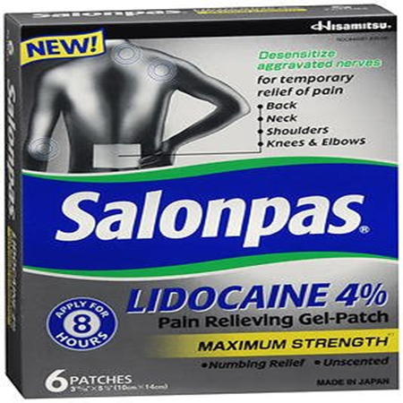 N: SALONPAS LIDOCAINE PATCH 4% - 773968