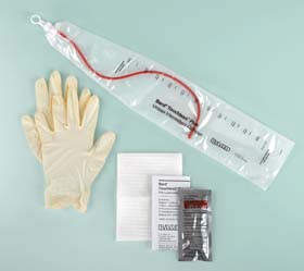 N: KIT CATHETER URETHRAL 14FR REDRUBBER STERILE INTERMITTENT - 814194